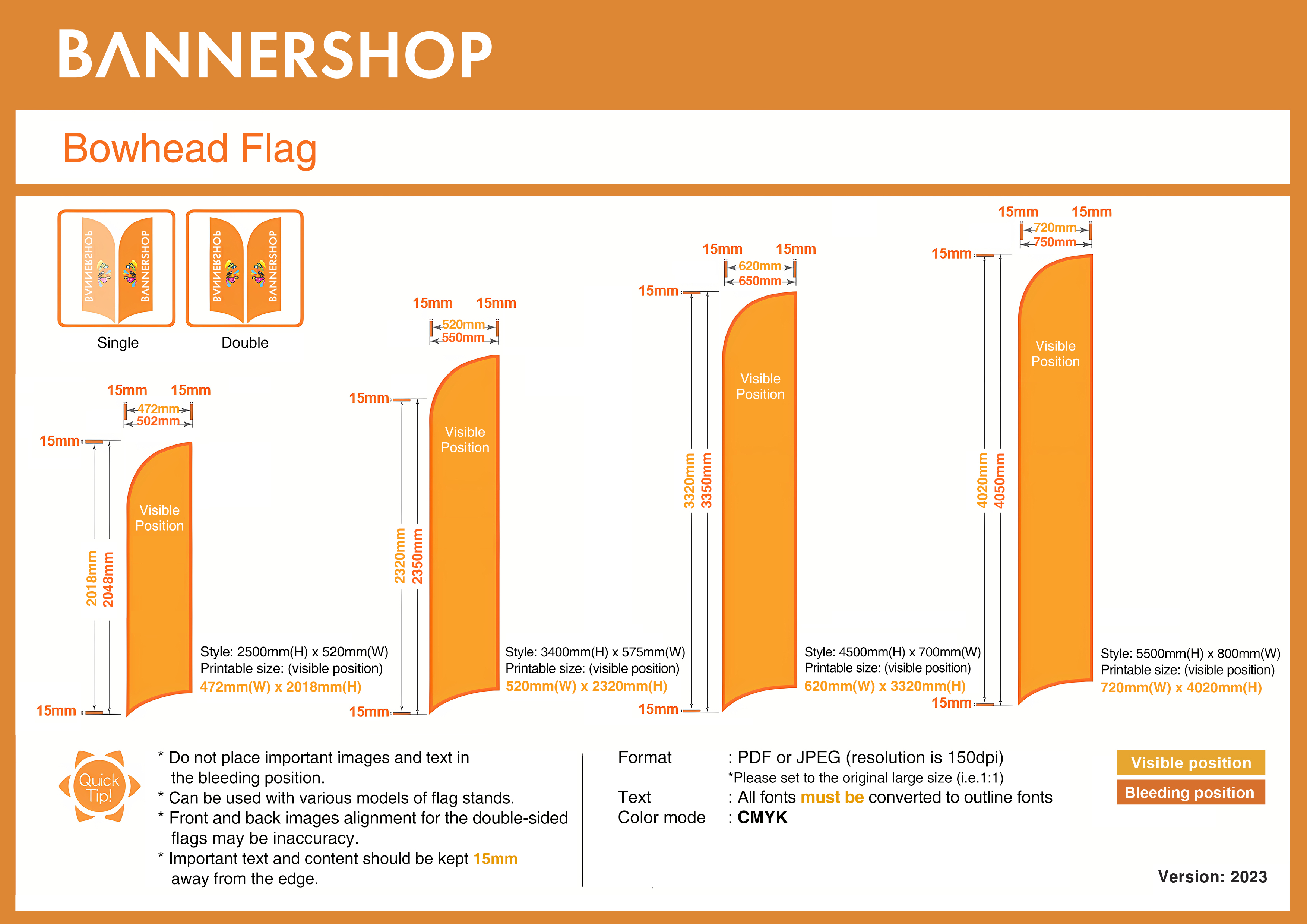 Bowhead Flag|Move Easily With The Wind, Create a Great Visual Effects|Bannershop
